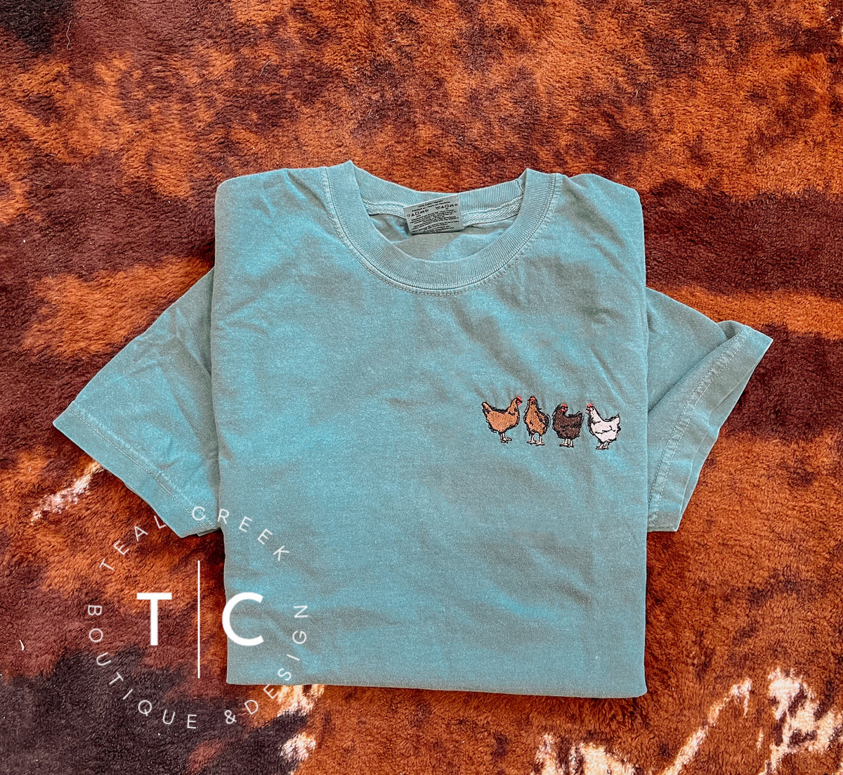 Chicken tee – Teal Creek Boutique & designs