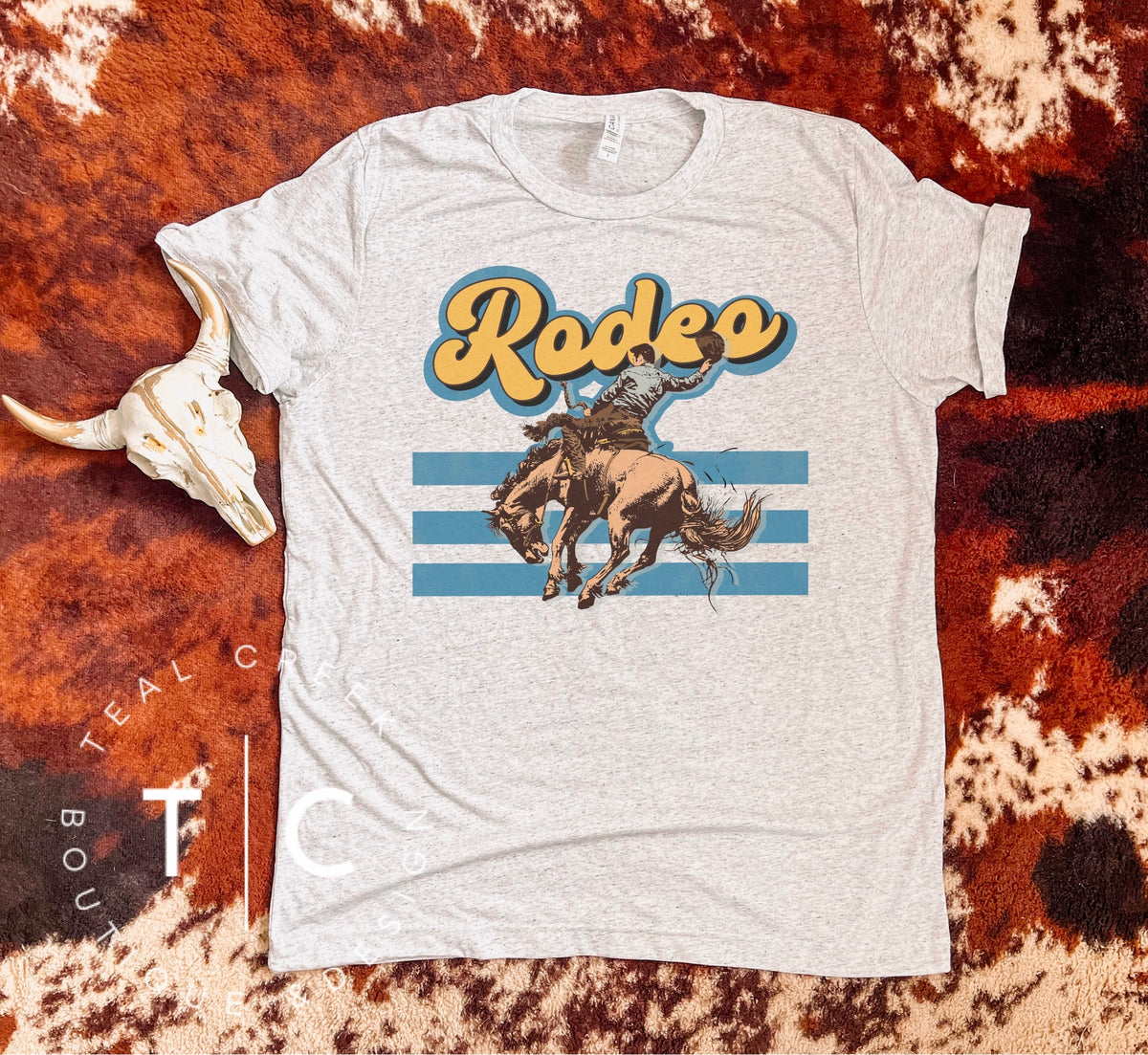 Vintage rodeo tee – Teal Creek Boutique & designs